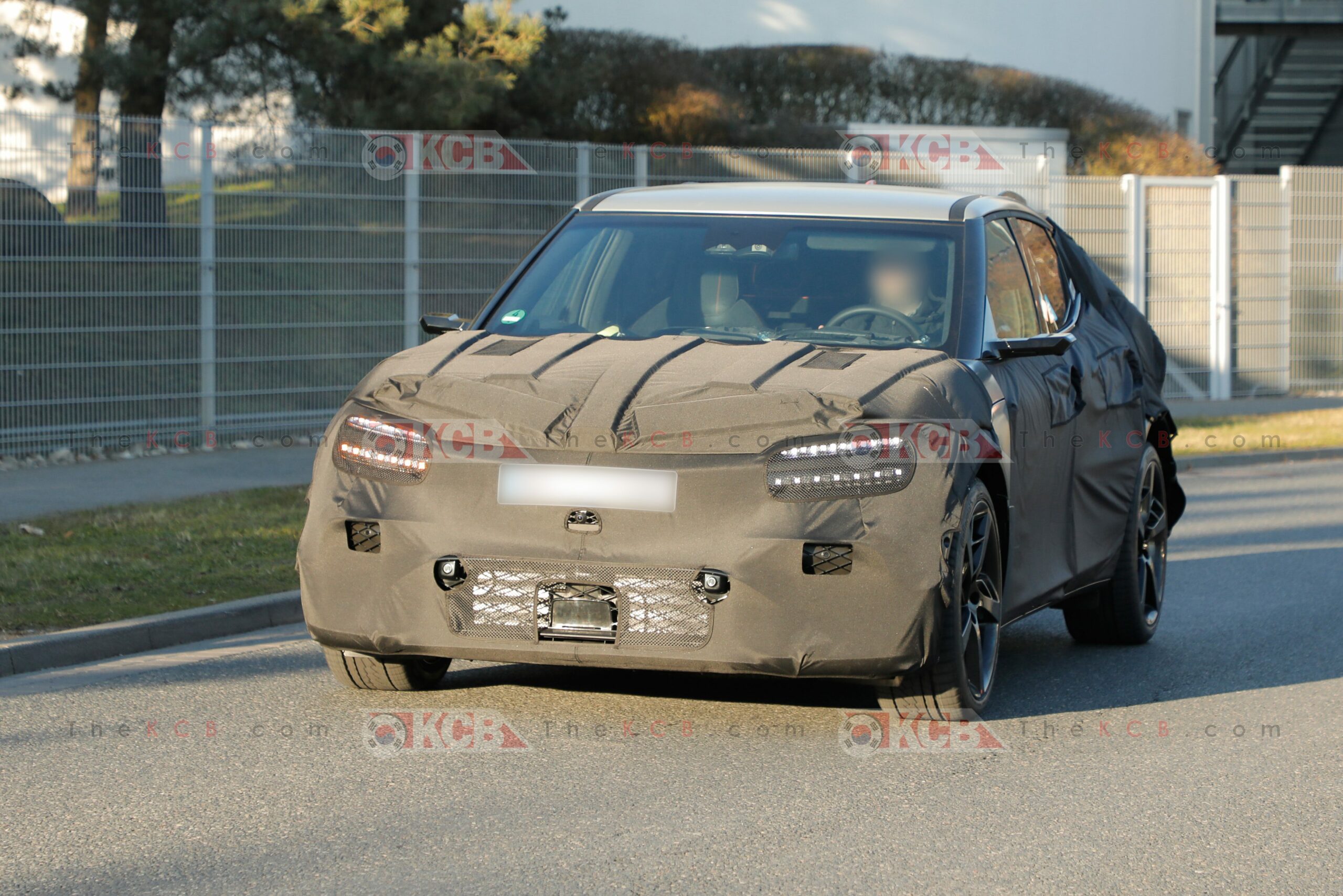 genesis gv60 magma spied up close 4 - Korean Car Blog
