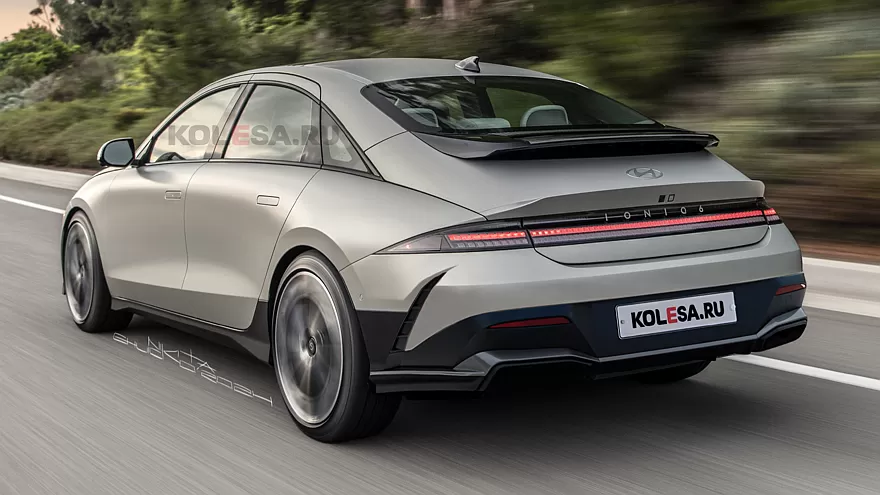 Hyundai IONIQ 6 Facelift Rendering - Korean Car Blog