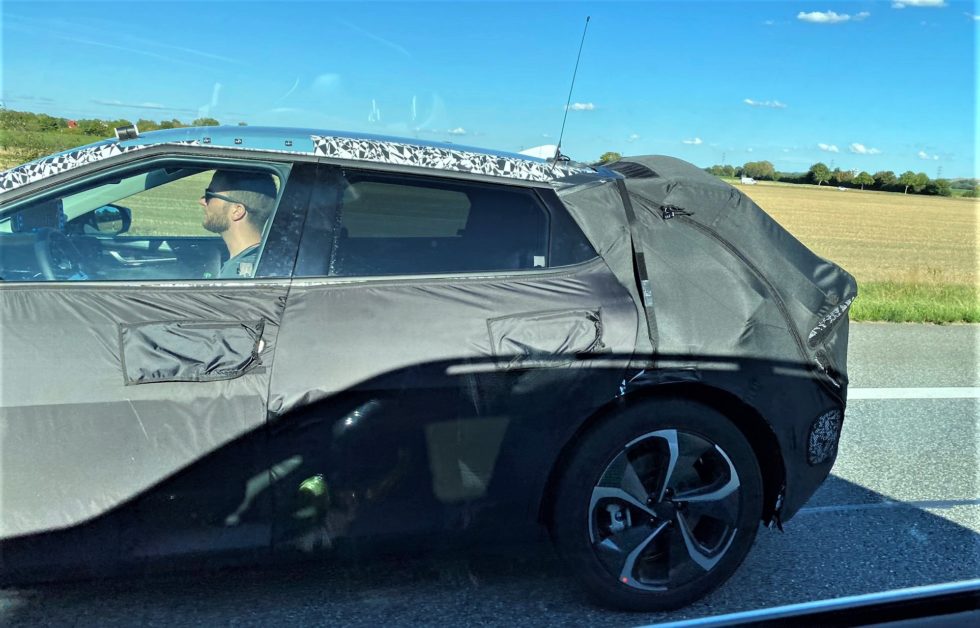 Kia CV EV Crossover Spied Up Close - Korean Car Blog