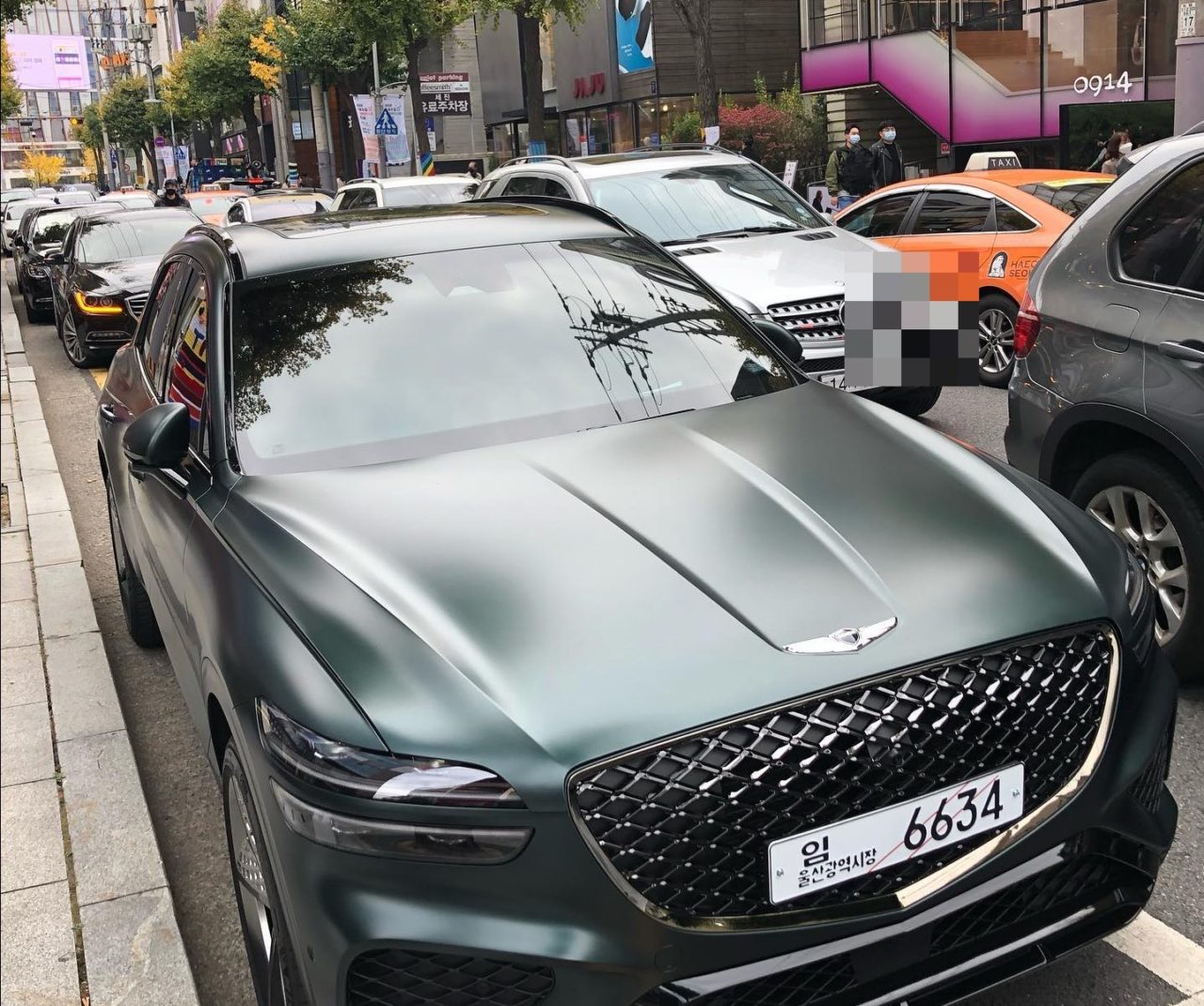 Genesis GV70 Sport in Matte Green - Korean Car Blog