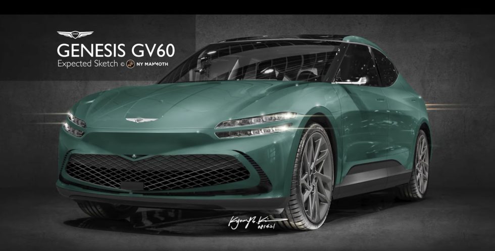 Genesis GV60 Front Rendering - Korean Car Blog