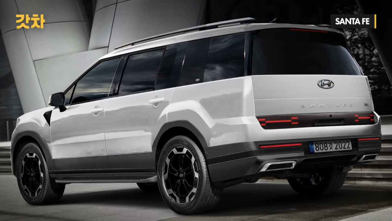 Hyundai Santa Fe Rendering - Korean Car Blog