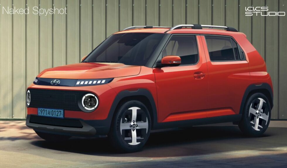 Hyundai Casper Electric Rendering - Korean Car Blog