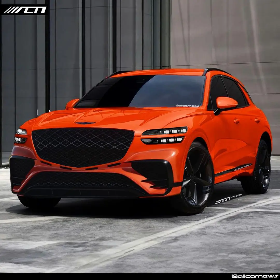 제네시스 GV70 FL 위장막 사진 및 마그마트림 : 클리앙