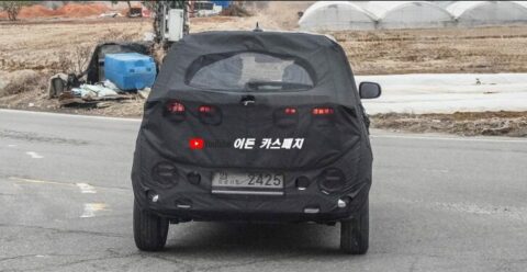Production Ready Casper Electric Shows Pixels Back & Forth - Korean Car ...
