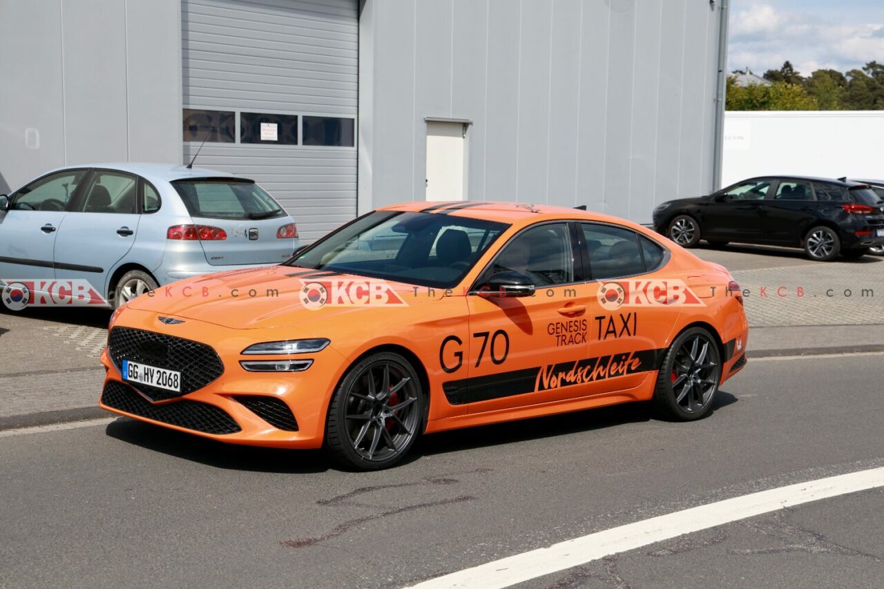 Genesis G70 Track Taxi Spied, is this What Genesis Teased? - Korean Car ...