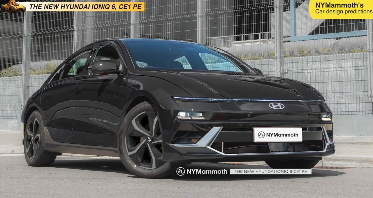 IONIQ 6 Facelift Rendering - Korean Car Blog