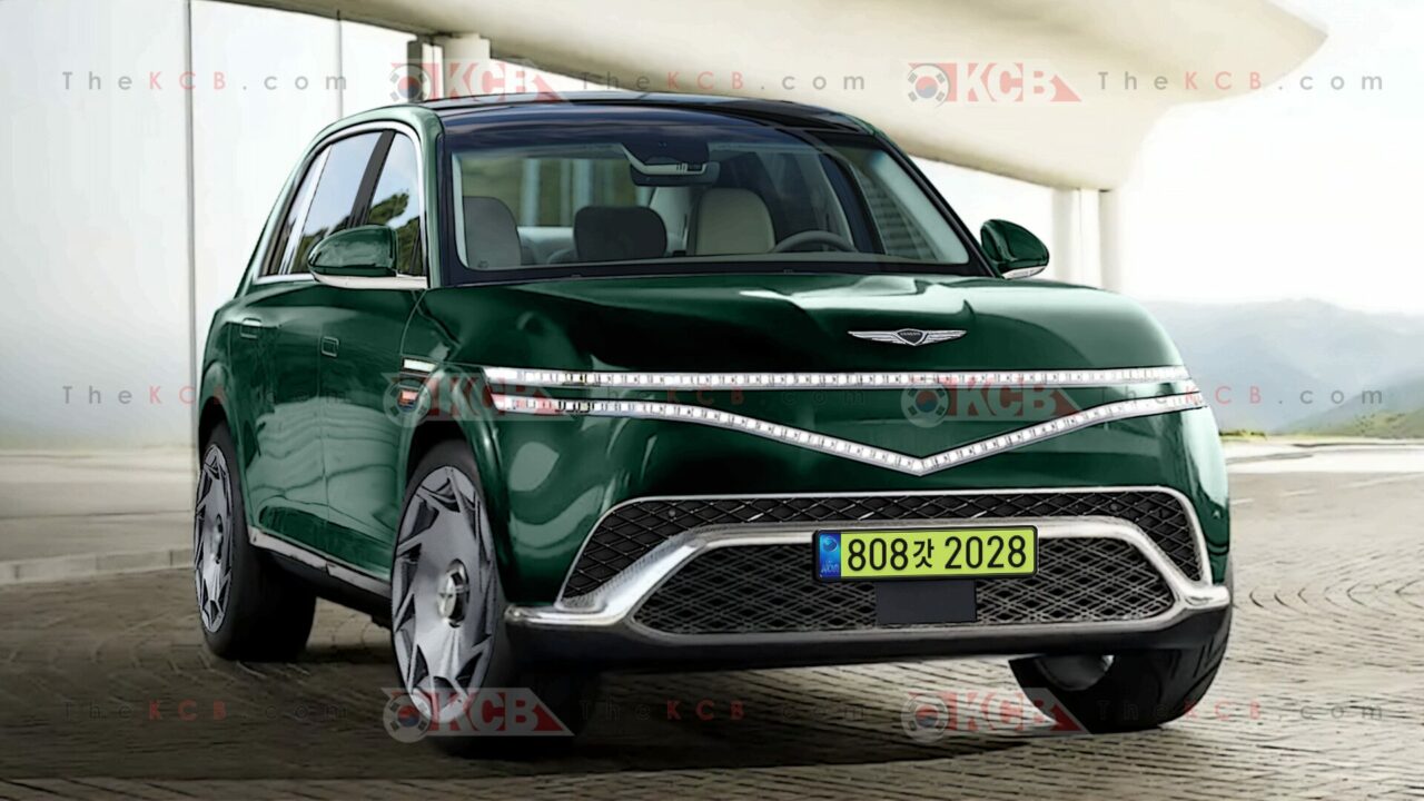 2026 Genesis GV90 Front & Rear Rendering - Korean Car Blog