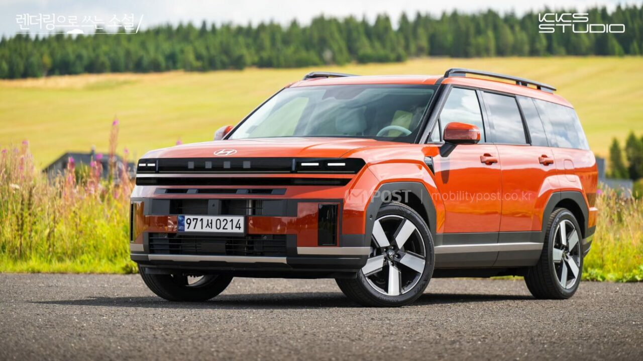 Santa Fe Facelift Rendering with Hyundai's Latest Design Language ...