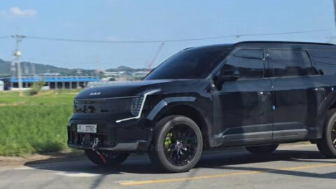 Kia EV9 Off-Road Prototype Spotted Testing in Korea: WKNDR Incoming ...