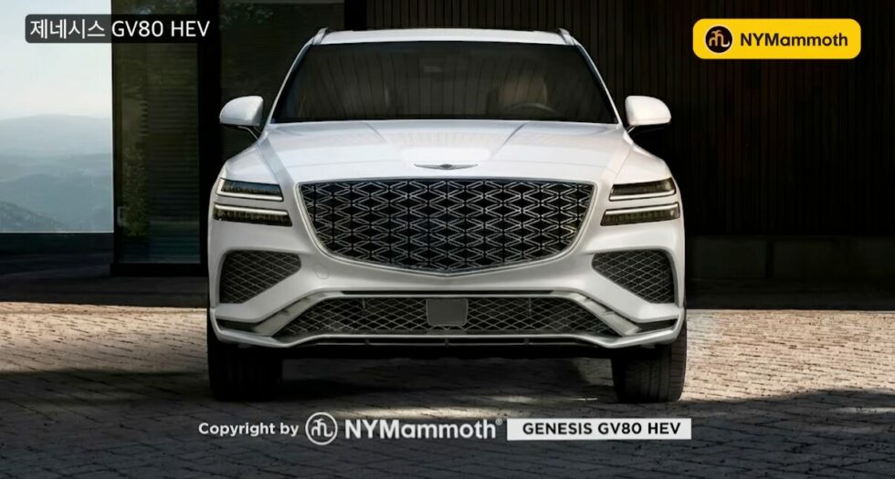 Genesis GV80 Hybrid Facelift Imagined: New Rendering Highlights Slight ...